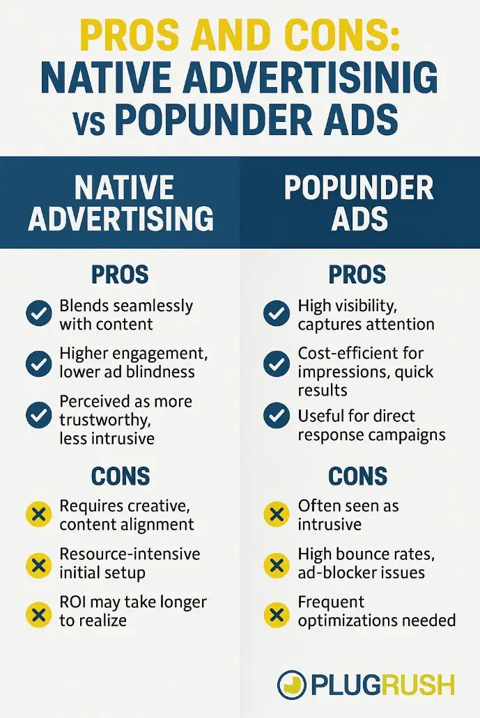 Native Advertising VS Popunder Ads: Which One Is Better?